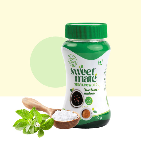 Sweetmate Stevia Plant based Natural Diabetic Friendly Sweetener Powde ...